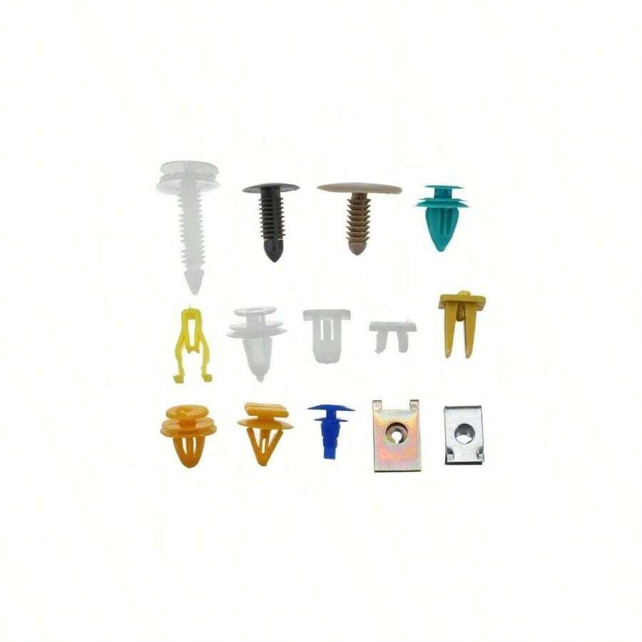 100PCS Mixed Auto Fastener Vehicle Car Bumper Clips Retainer Fastener ...