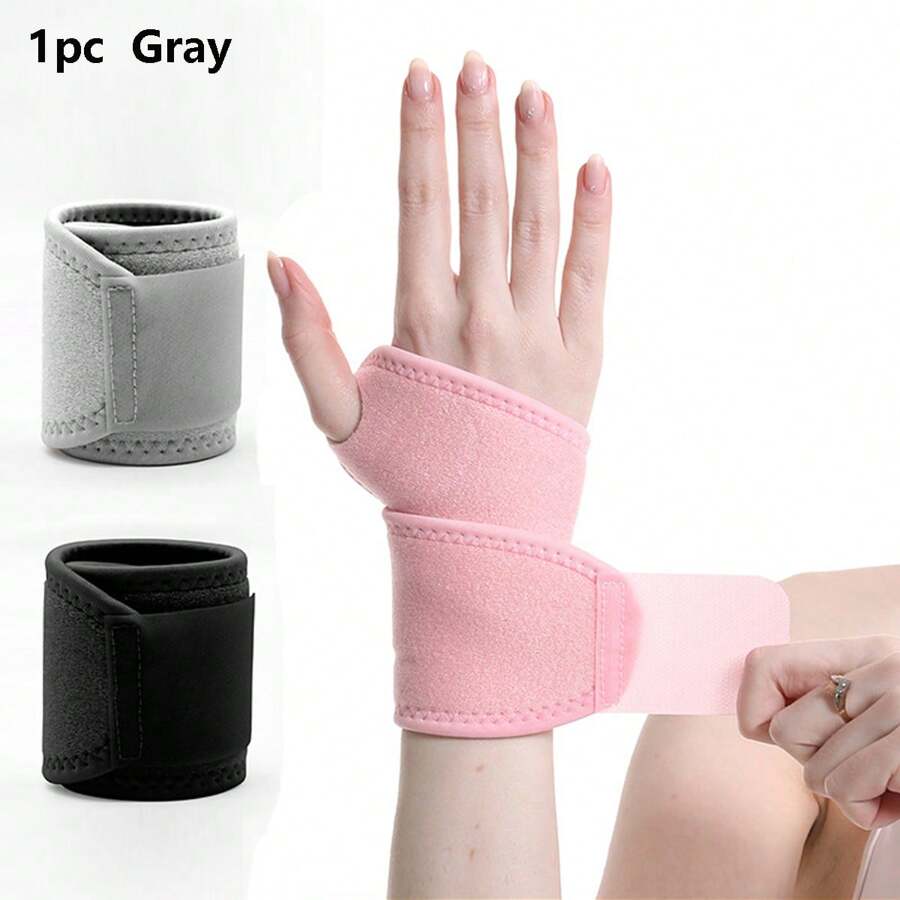 1pc Adjustable Wrist Brace Wrap For Women & Men, Comfortable Sports ...