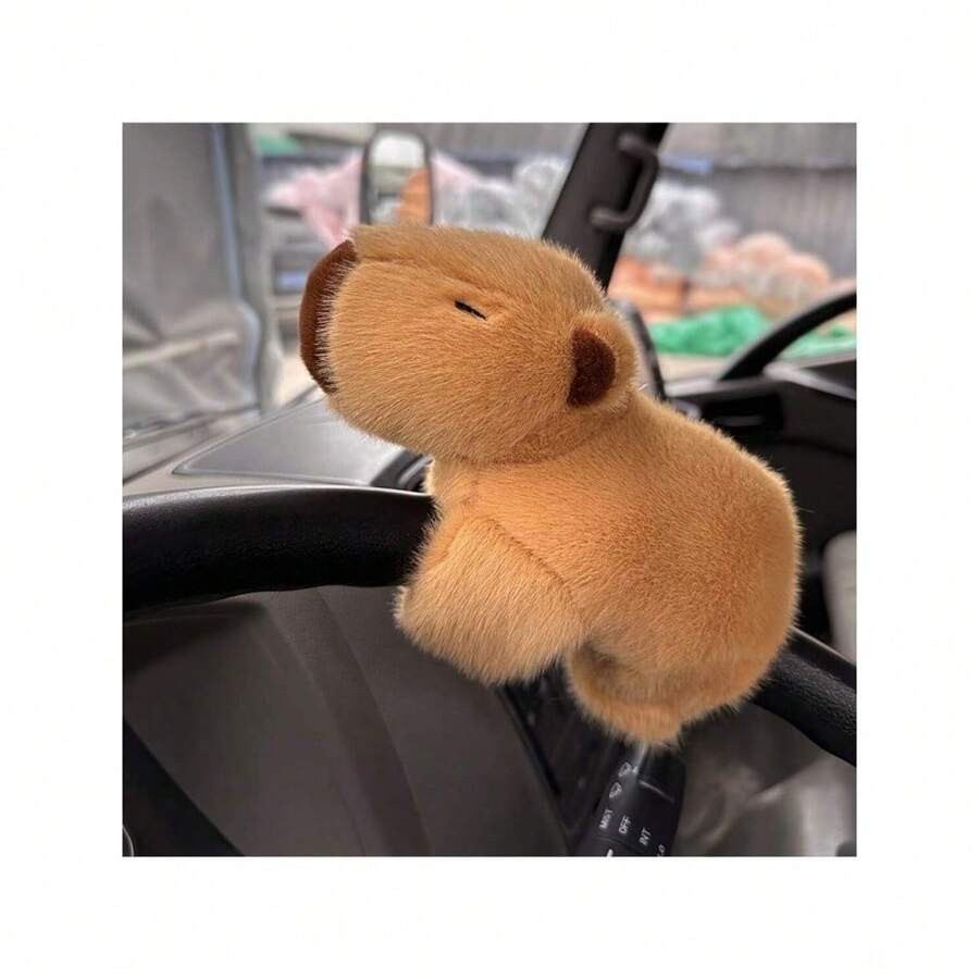 1 Pc 8inch Capybara Rodent Plush Toy, Capybara Slap Bracelet, Curtain ...