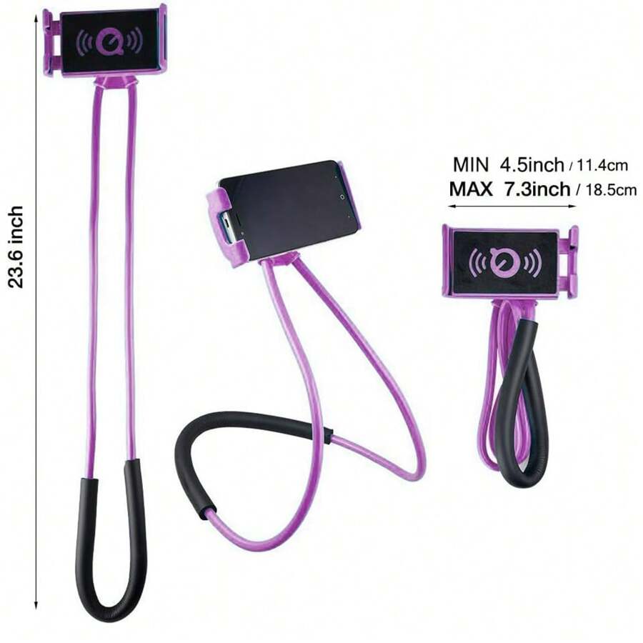Neck Phone Holder - Universal Hanging On Neck Lazy Phone Holder DIY ...
