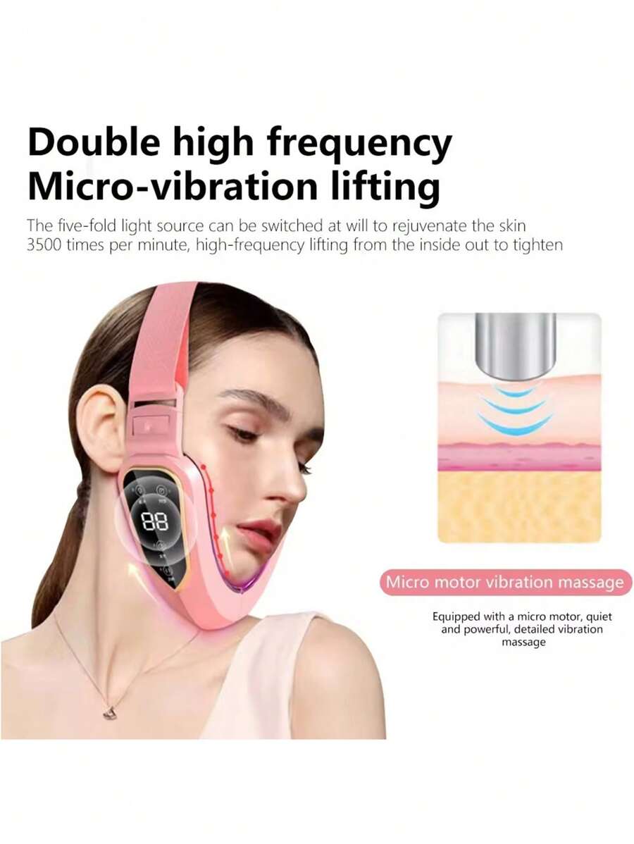 Double Chin Machine, 5 Modes And 12 Intensity Levels Face Lift Device ...