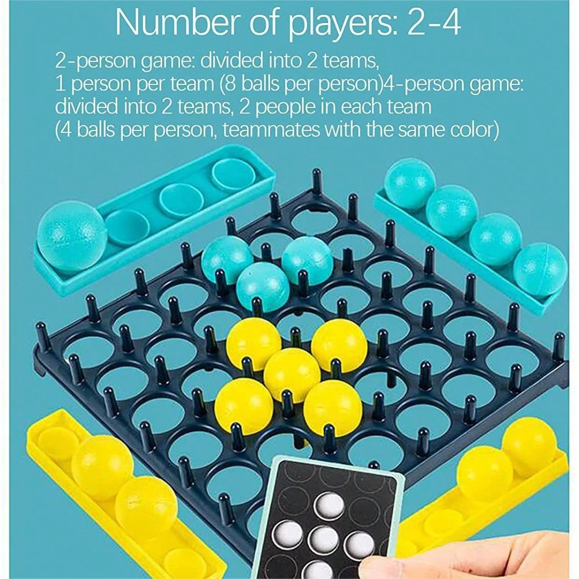 Table Jumping Ball Game Interactive Coordination Board Game Toys Versus ...