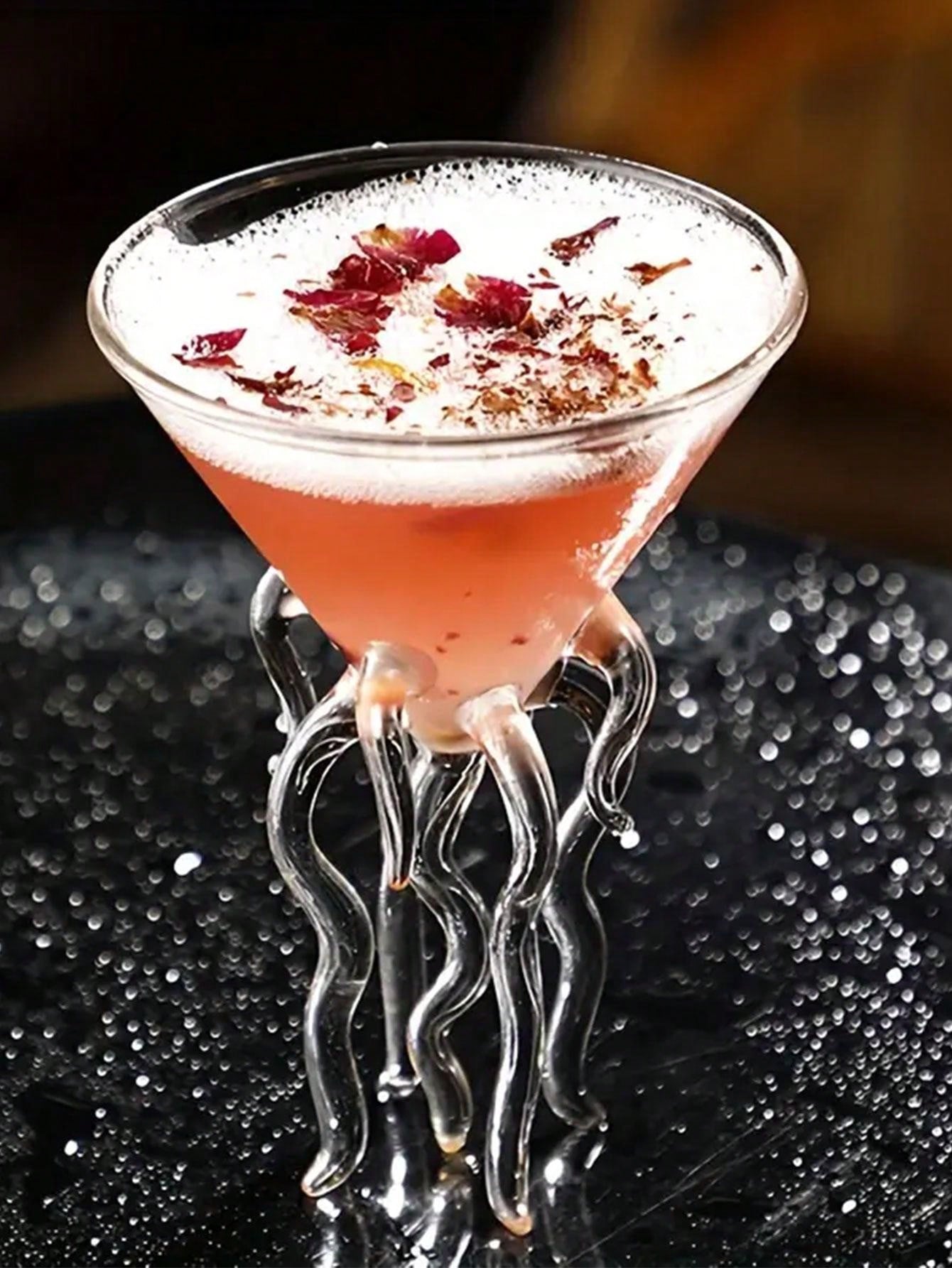 Creative Octopus Cocktail Glass Personalized Water Cup Jellyfish Glass ...