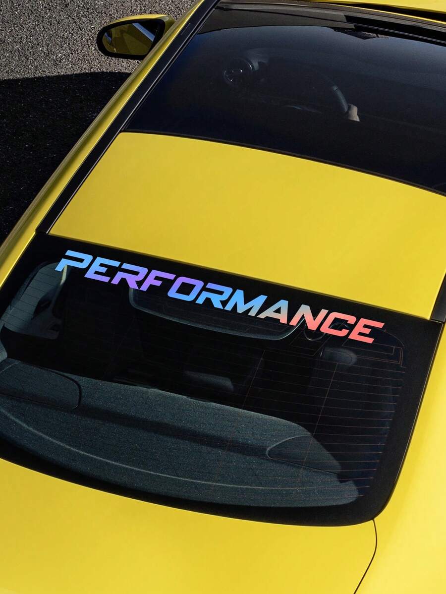 Performance Car Sticker Laser With Waterproof, Non-Fading, No Glue ...