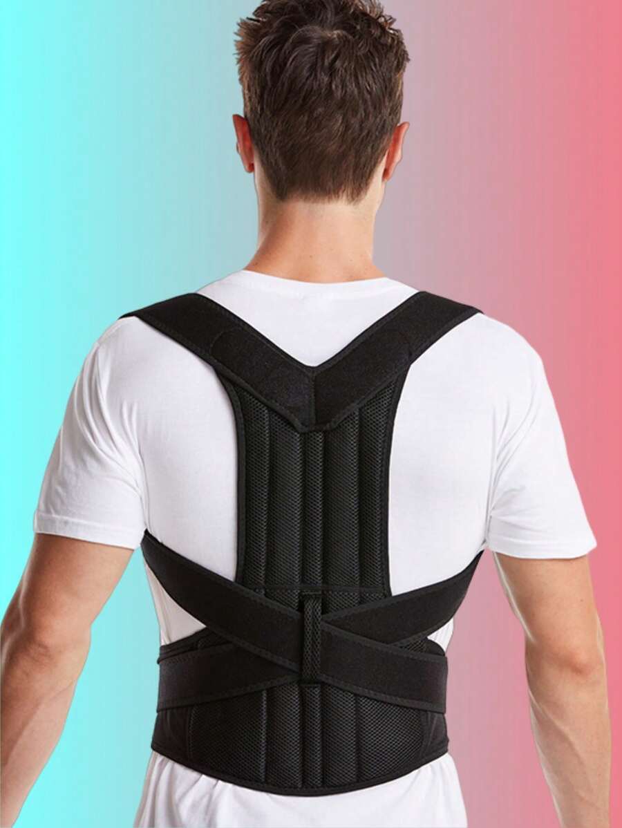 2024 Newest 1pc Reinforced Belt Lumbar Column Posture Corrector Vest ...