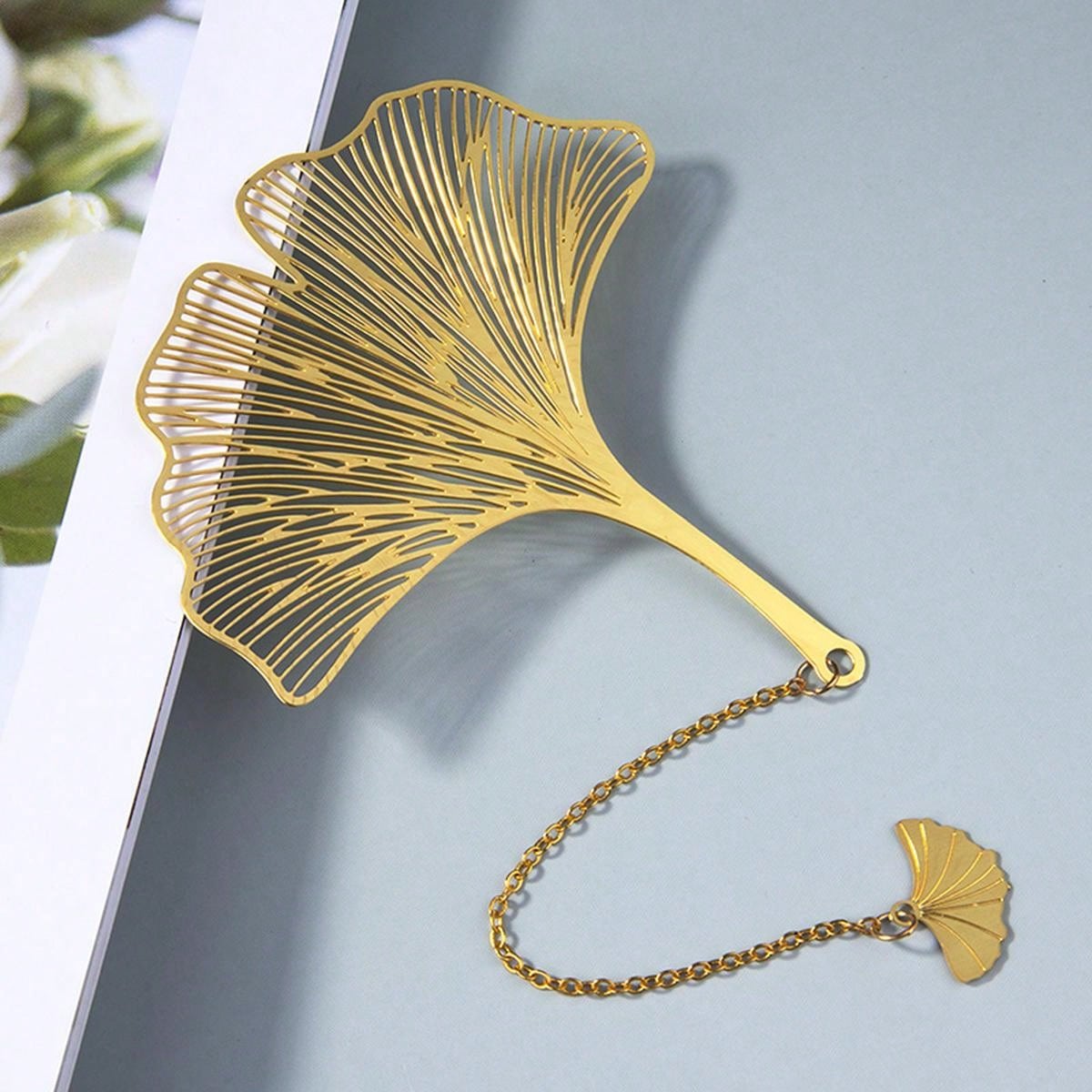 Hollowed-Out Brass Leaf Vein Design Bookmarks In Four Seasons, Creative ...