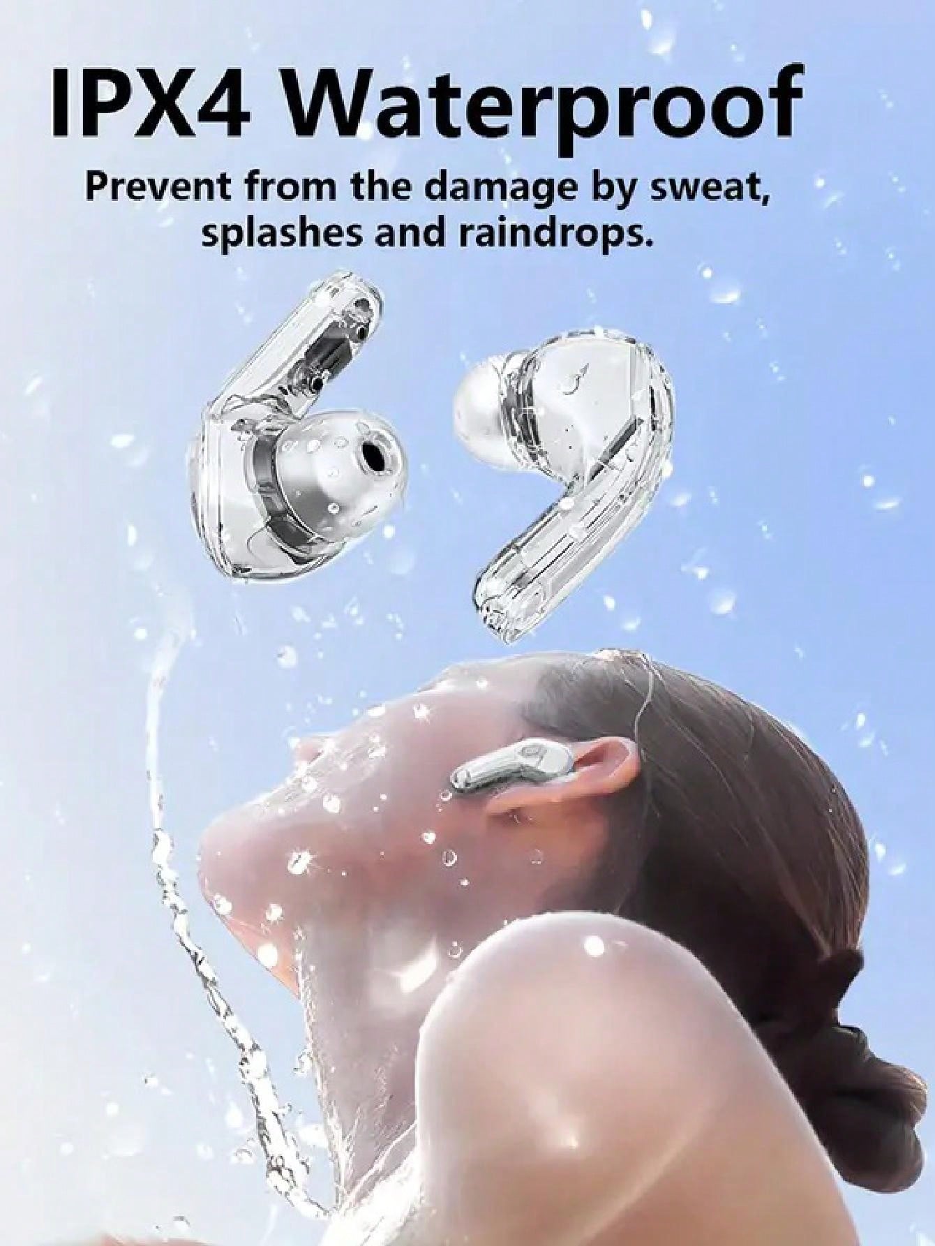 Enc Smart Noise Reduction Earbuds With Transparent Chamber, Colorful ...