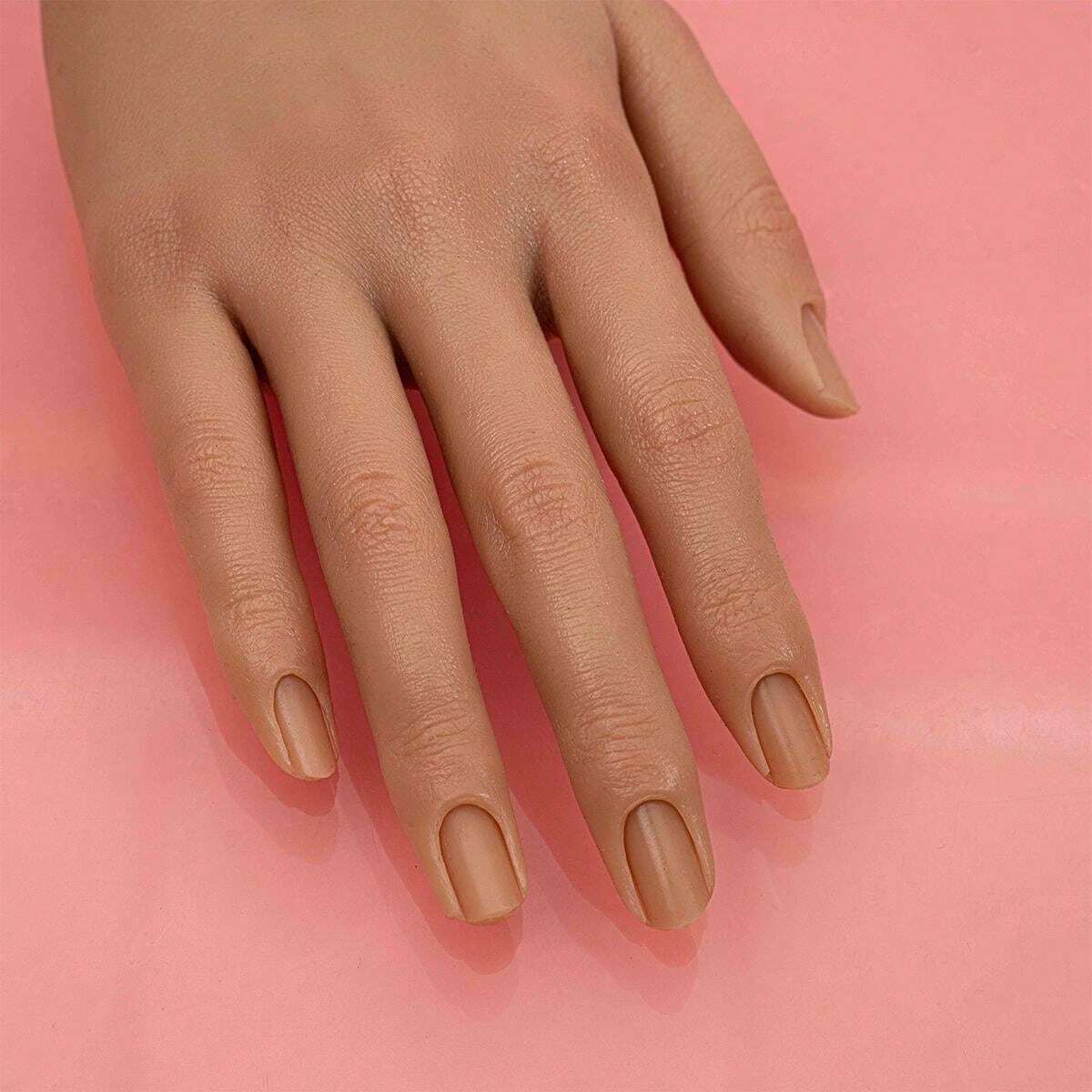 Veikmv Nagel Übungshand Für Acrylnägel/ Künstliche Nägel, Silikon ...