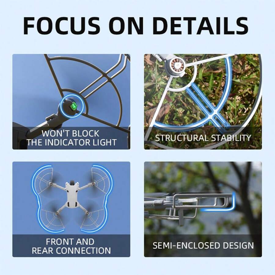 Propeller Guard Mini 4 Pro Propellers Protector Props Cover Wing Fan Bumper Cage For DJI Mini 4 ...