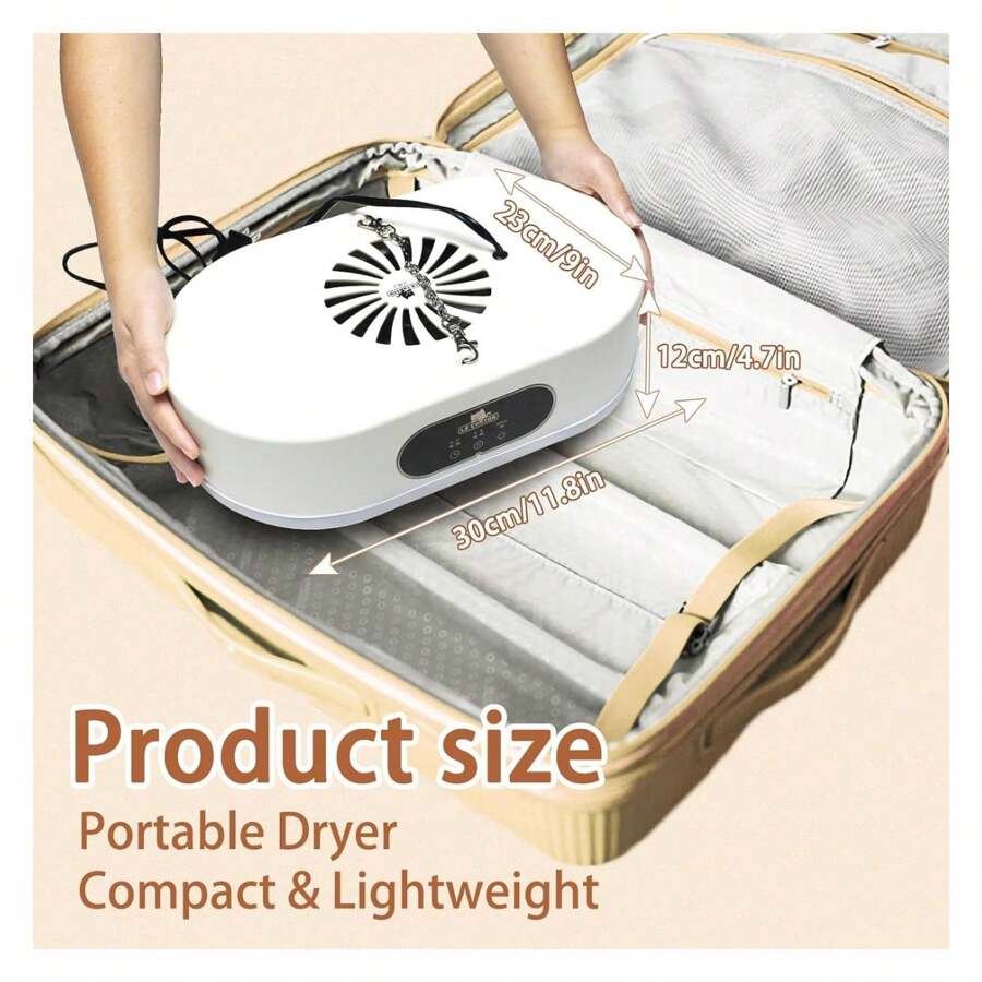 YONGSTYLE Portable Clothes Dryer, Mini Electric Dryer Machine Laundry ...