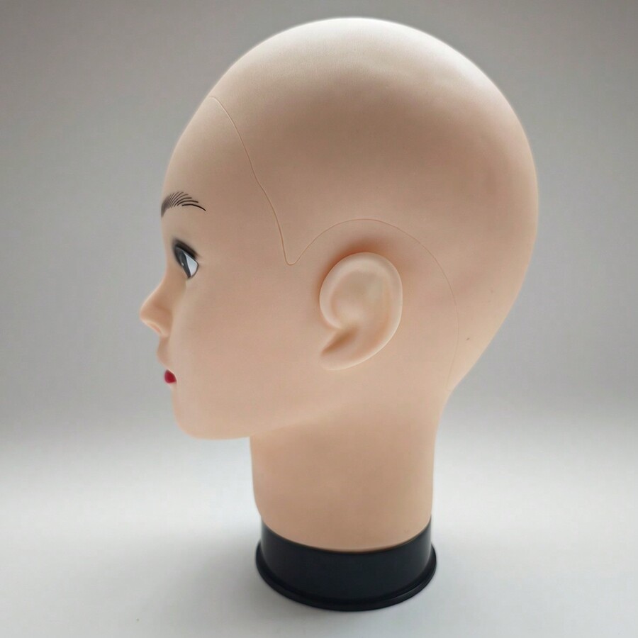 Practice Head Model For Women With Makeup, Made Of Pvc Material ...