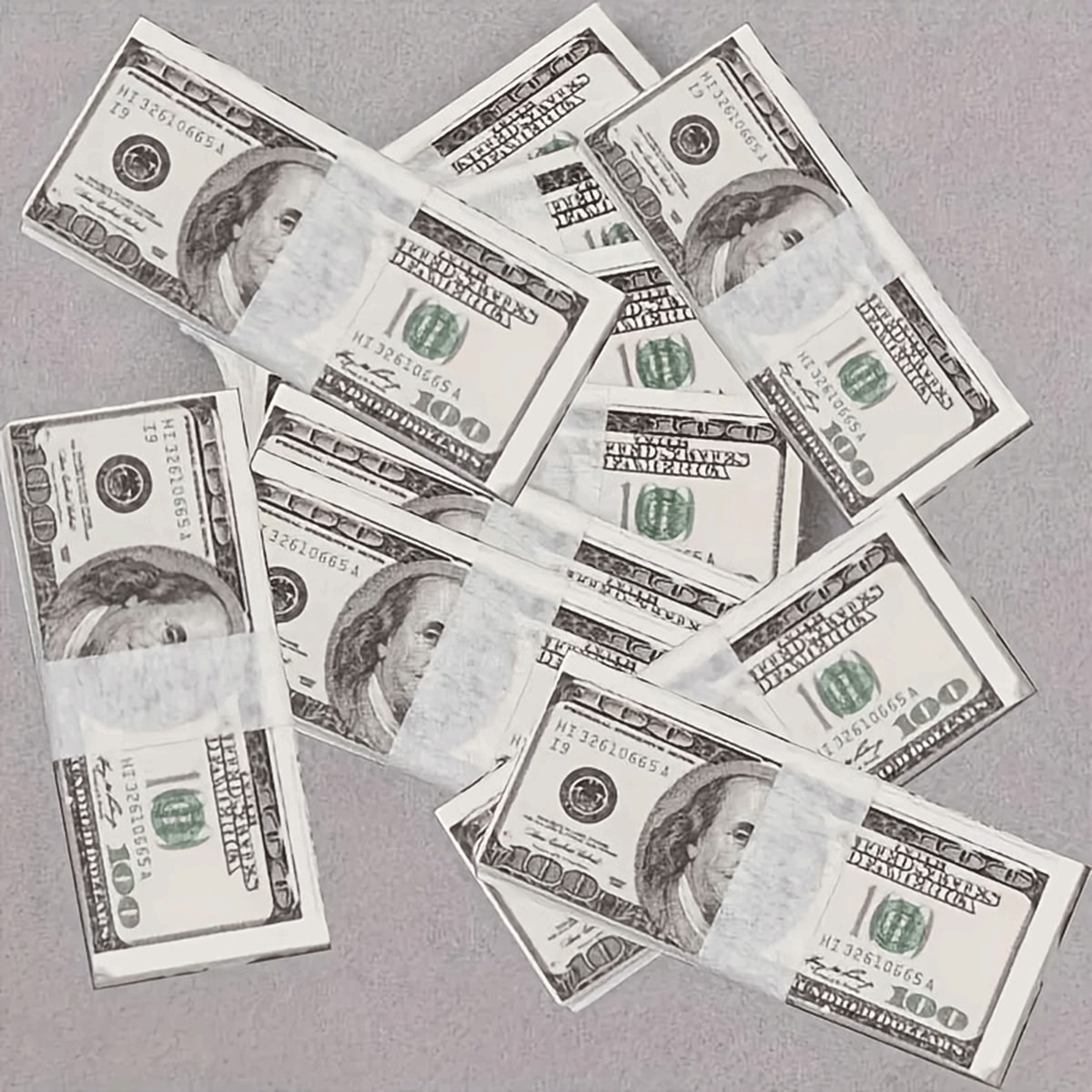 15 Sheets/Bundle 1/12 Mini Doll Money Mini Dollar Pound Bill Model Toys ...