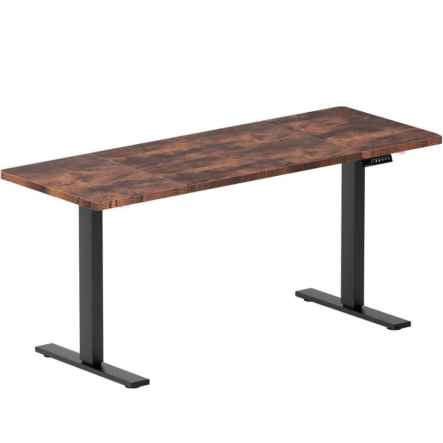 63 Inch Electric Standing Desk Ergonomic Height Adjustable Computer ...