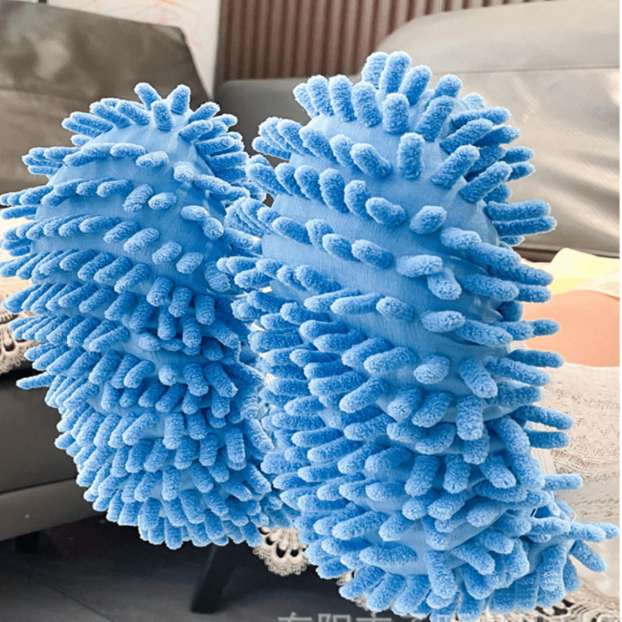 A Chenille Shoe Cover, Lazy Mop Shoe Cover, Clean And Wipe The Floor ...