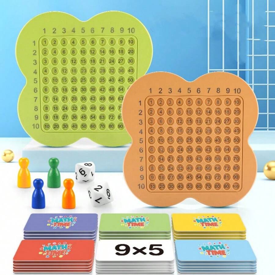 Educational Math Multiplication Table Board Game For Children, Double ...