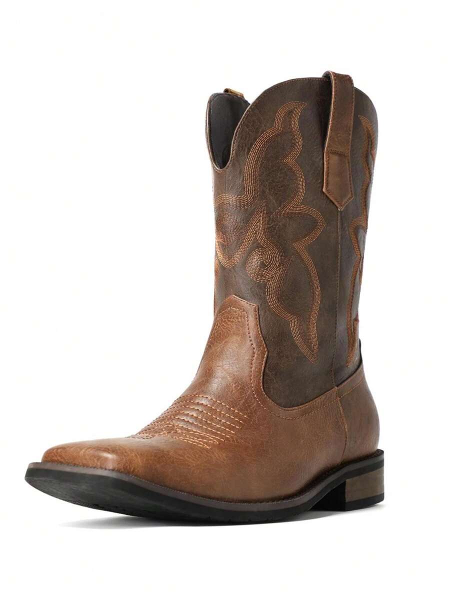 Cowboy Boots For Men - Western Boot Men's Cowboy Boots With Square Toe ...