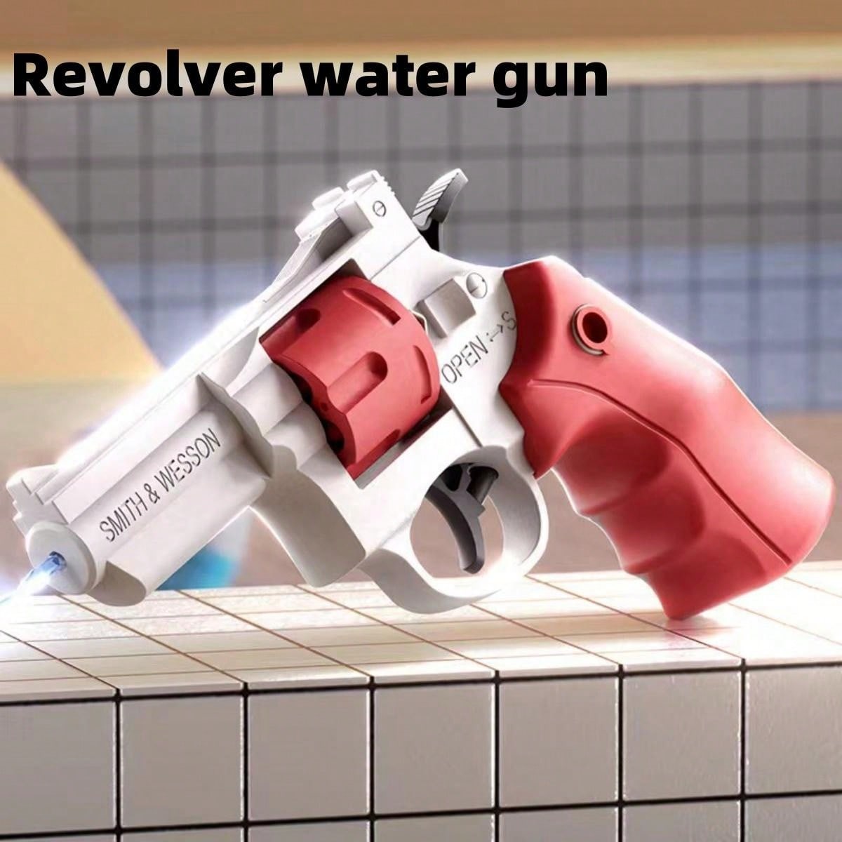 1pc 2024 Latest Creative Revolver Water Gun, Spending Cool Summer With ...