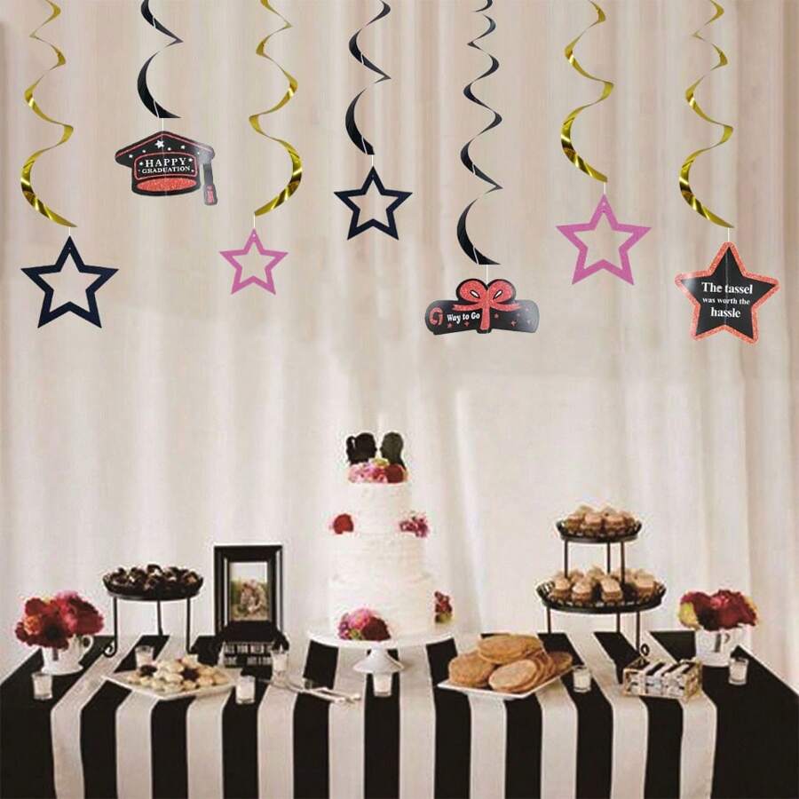 Decoration Set For University Graduation Ceremony: Classroom, Stage ...