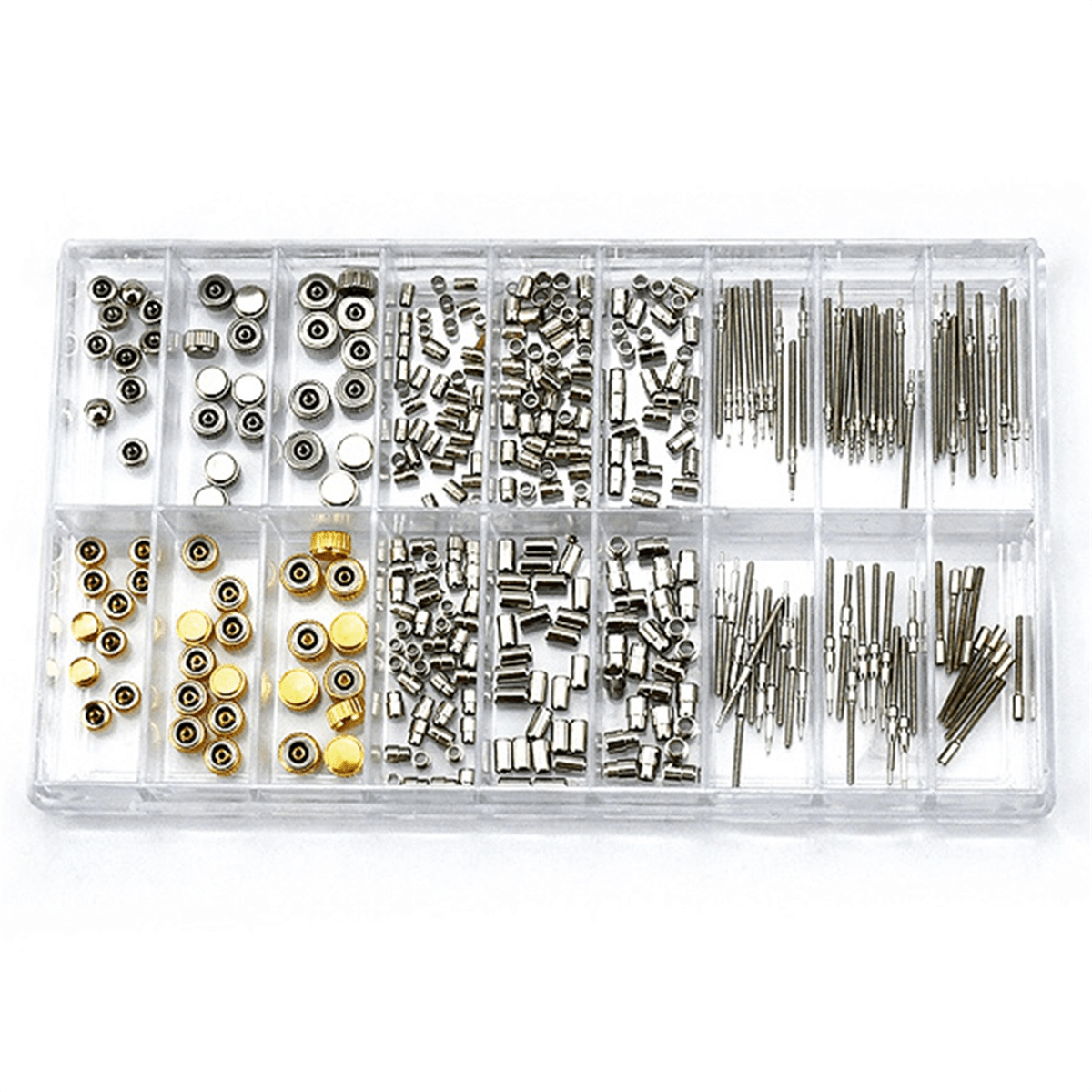 Watch Crown Parts Replacement Assorted Dome Flat Head,Handle Tubes ...