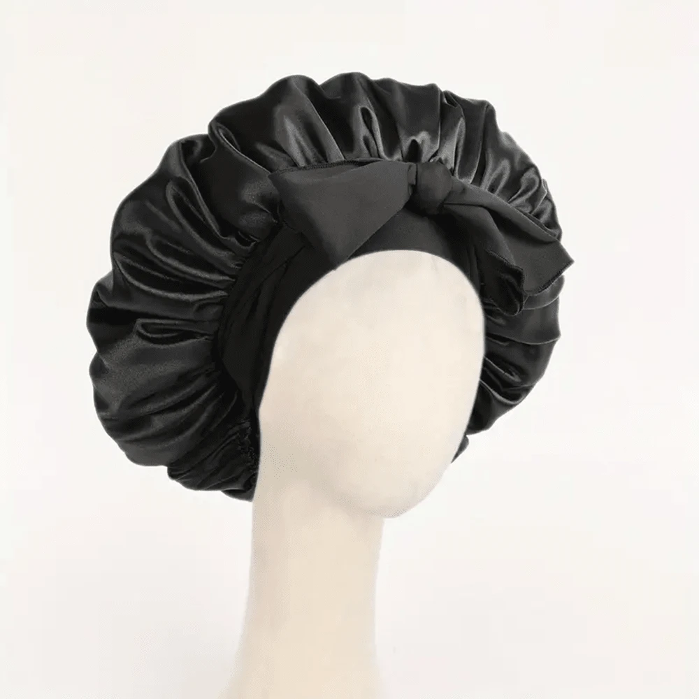 1pc Satin Bonnet Silk Bonnet Adjustable Bonne For Sleeping Hair Bonnet ...
