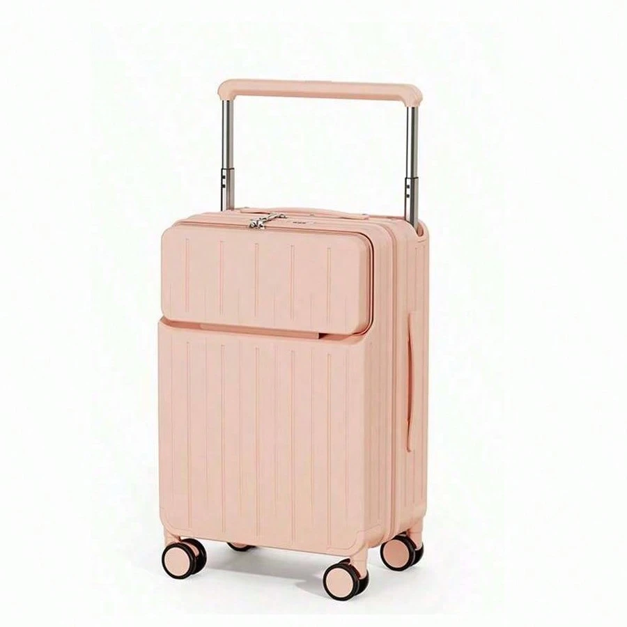 Wide Pull-Rod Luggage For Women 2024 New Pull-Rod Luggage With Front ...