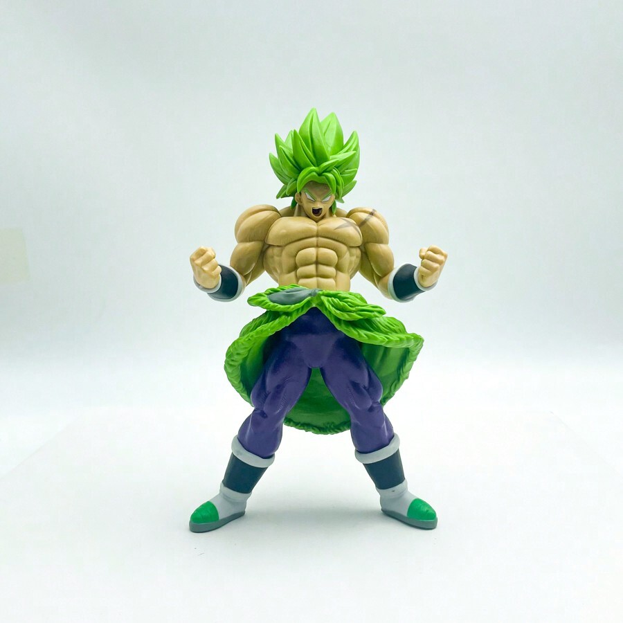 Anime Broly Collectible Action Figure In Standing Pose With Pumped Up ...