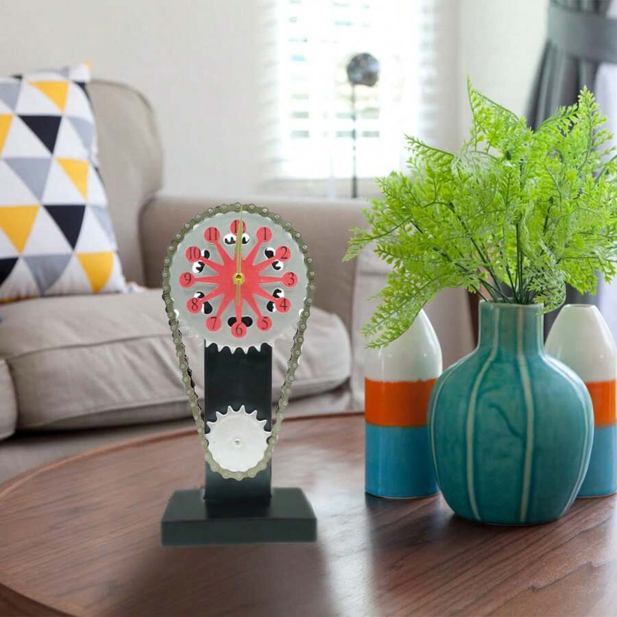 Steampunk Rotating Gear Clock With Moving Gears Personalized Creative ...