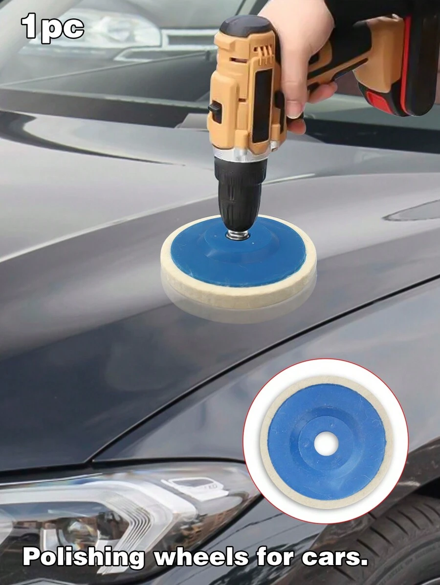 4inch*16mm Aperture Bias Angle Buffing Wheel & 4inch Knitted Polishing ...