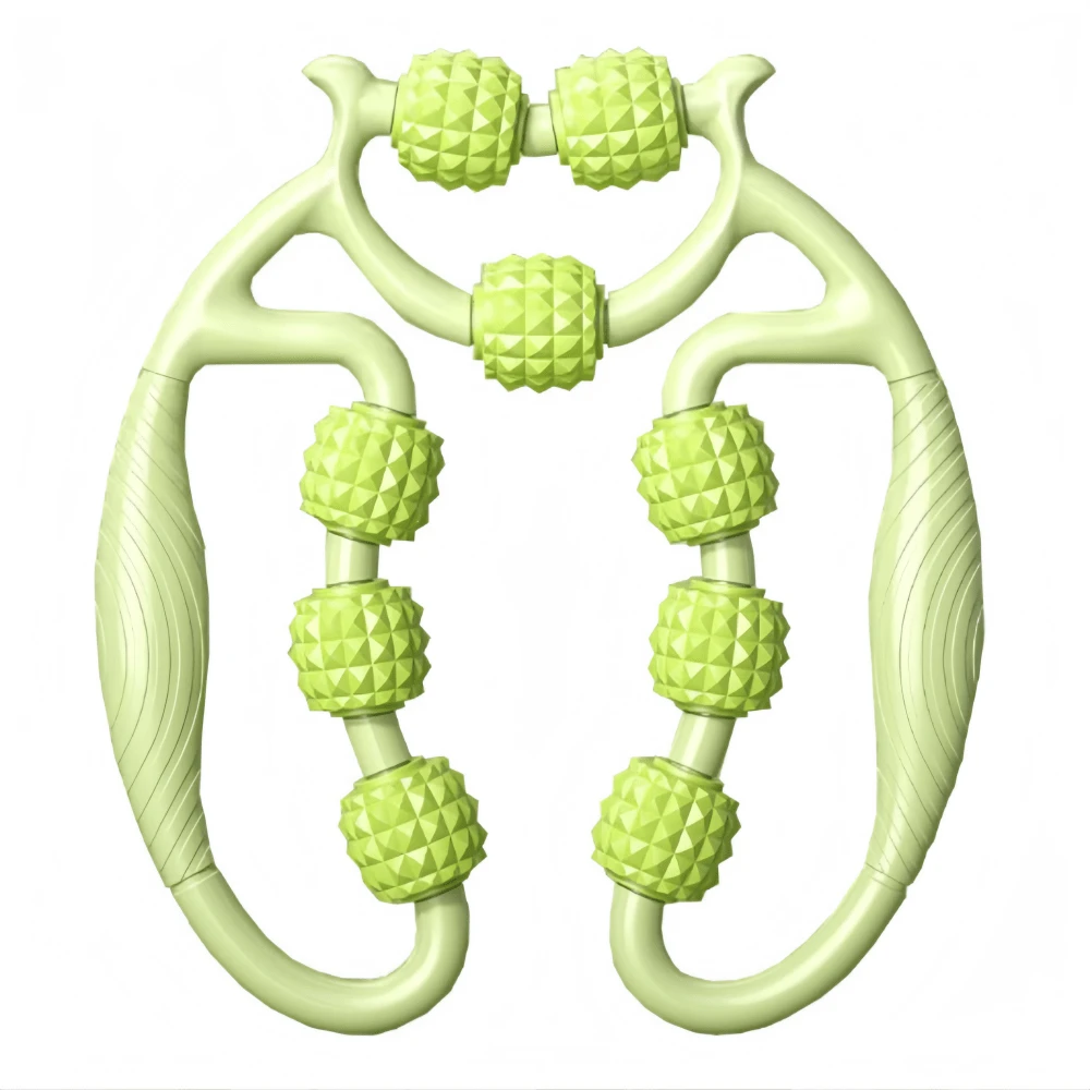 Ring-Shaped Leg Massager, Muscle Relaxation, Kneading & Rolling Wheel ...