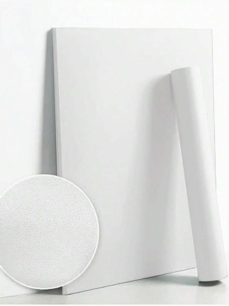 1 Roll Solid Blue Wallpaper Grey Blue Contact Paper Pure Blue Peel And ...