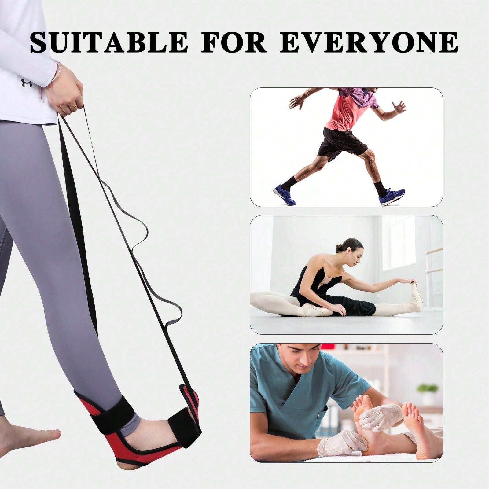 Leg Stretcher Strap, Fascia Stretcher For Plantar Fasciitis Relief ...