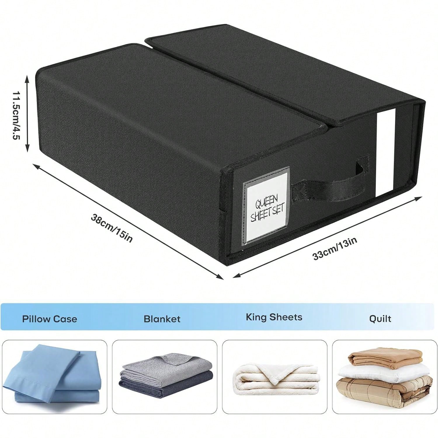 Sheet Organizers And Storage , Bed Sheet Organizer 2 Pack ,Sheet ...