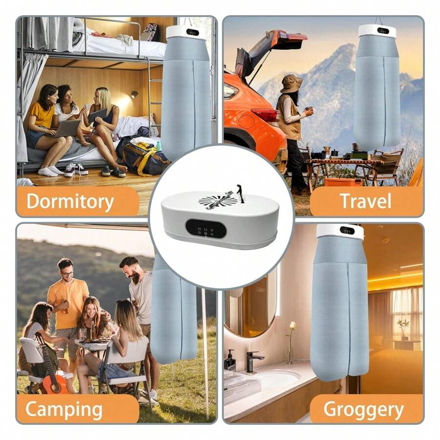 YONGSTYLE Portable Mini Clothes Dryer, Travel Dryer Small Clothes ...