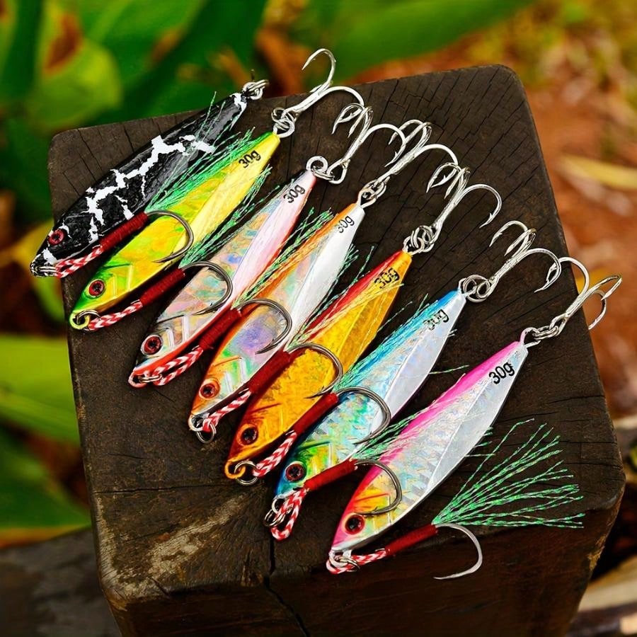 Luya Iron Plate Explosive Fishing Shore Cast Sinking Water Lead Fish ...