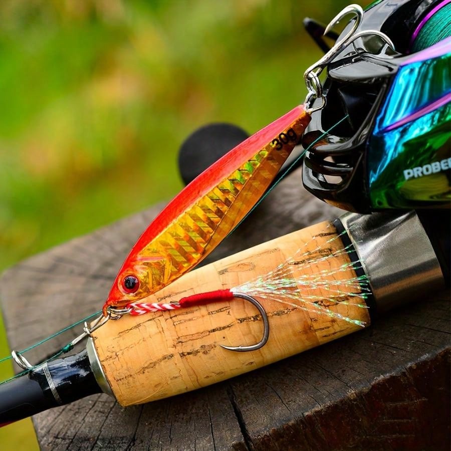 Luya Iron Plate Explosive Fishing Shore Cast Sinking Water Lead Fish ...