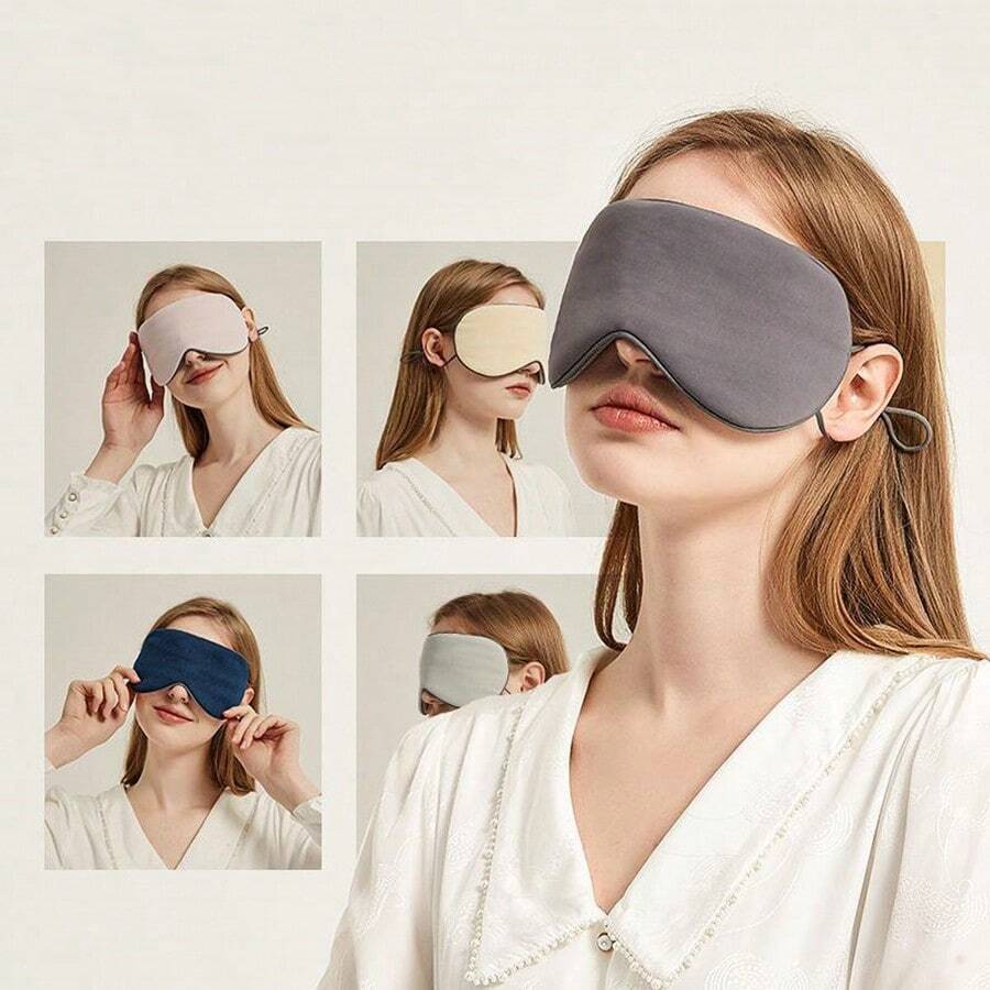 Adjustable Sleep Mask With Breathable Fabric, Double-Sided Eye Cover To ...