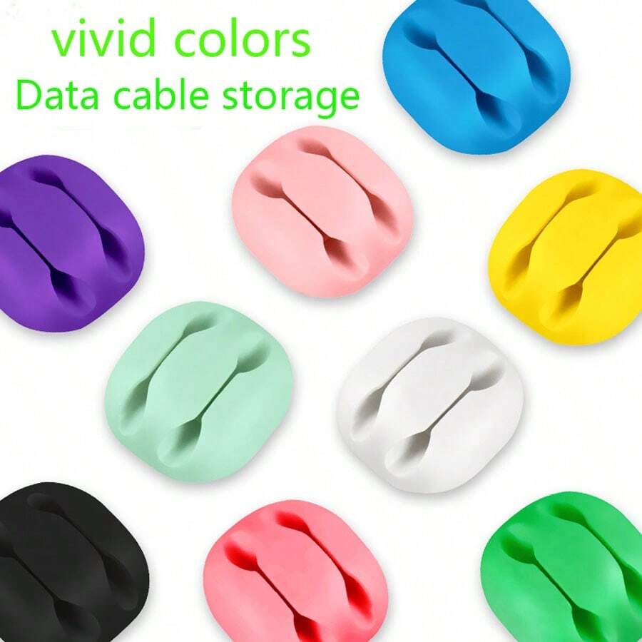 Adorable Desktop Cable Organizer, Wire Clip Cable Holder, Self-Adhesive ...