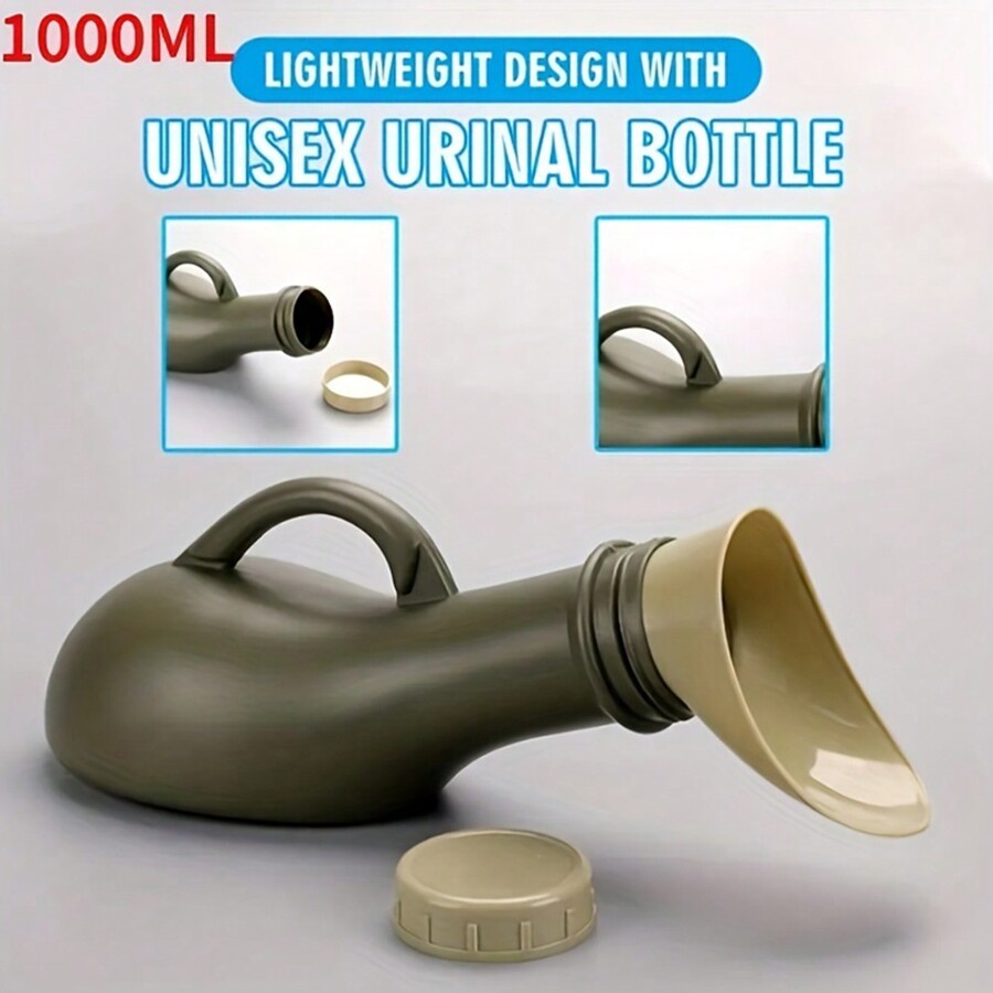 Portable Urine Bottle: Unisex Pee Bottle With Cover And Funnel ...