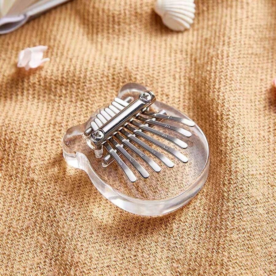 1pc 8-Key Mini Kalimba Thumb Piano Marimba Music Accessory Pendant Gift ...