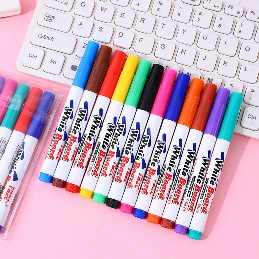 12pcs Magic Water Drawing Pens For Kids, Colorful Floating Pens That ...