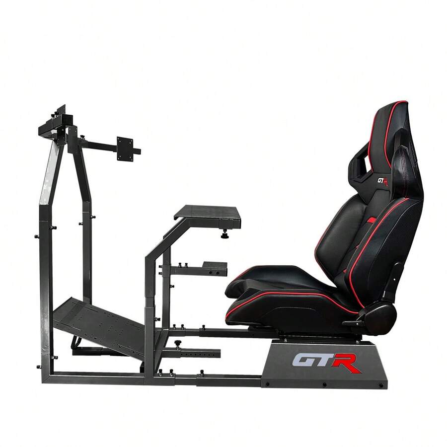 GTR Simulator GTA-F Model Black Frame Triple | Single Monitor Stand ...