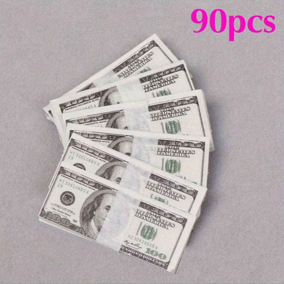 15 Sheets/Bundle 1/12 Mini Doll Money Mini Dollar Pound Bill Model Toys ...