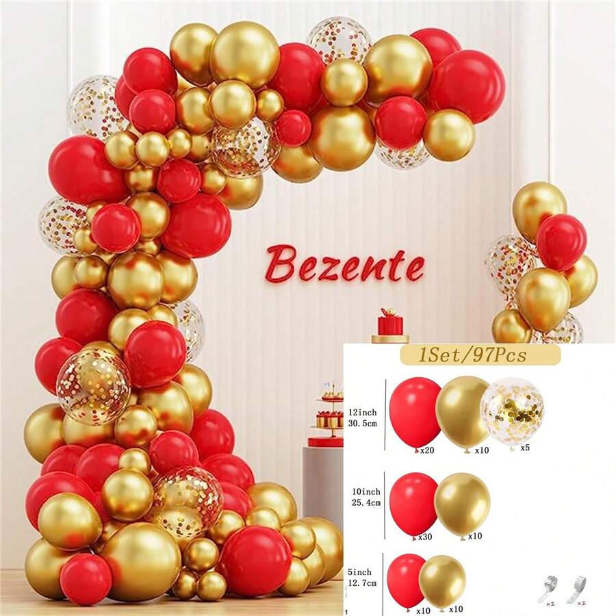 Cross-Border Party Balloon Decoration Set (Balloons, Chains) For ...
