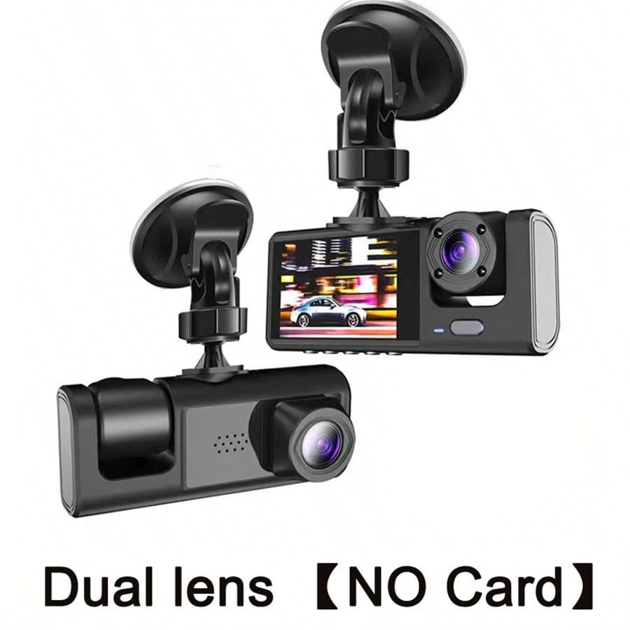 2 Channel Dash Cam Front And Rear Inside,1080P Dash Cam IR Night Vision ...