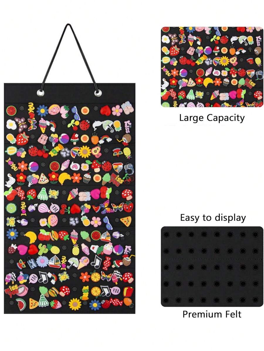 Shoe Decoration Organizer Box With A Hanging Shoe Jewelry Rack Which ...