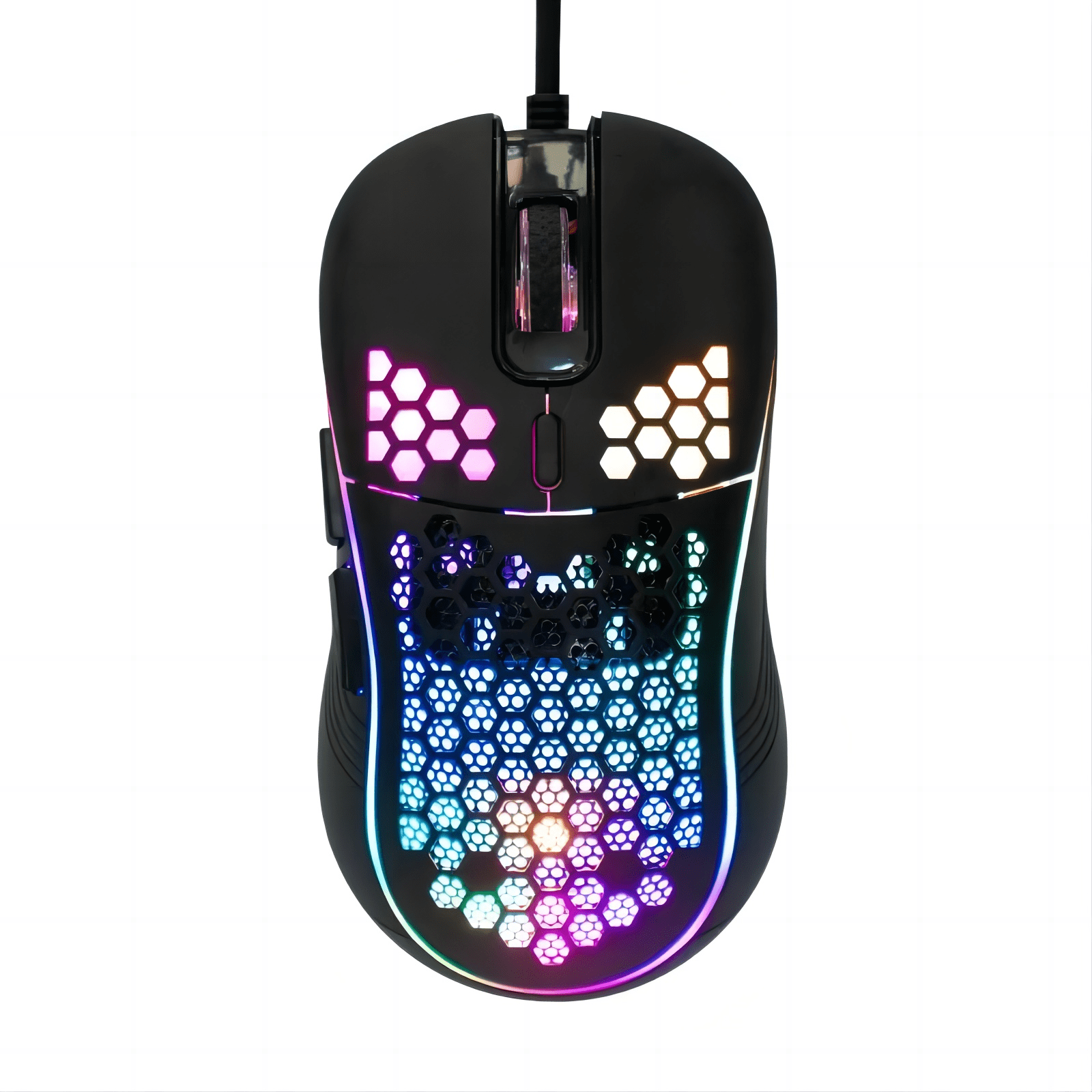 New Honeycomb Lightweight Rgb Gaming Mouse With Hollow Out Design And ...