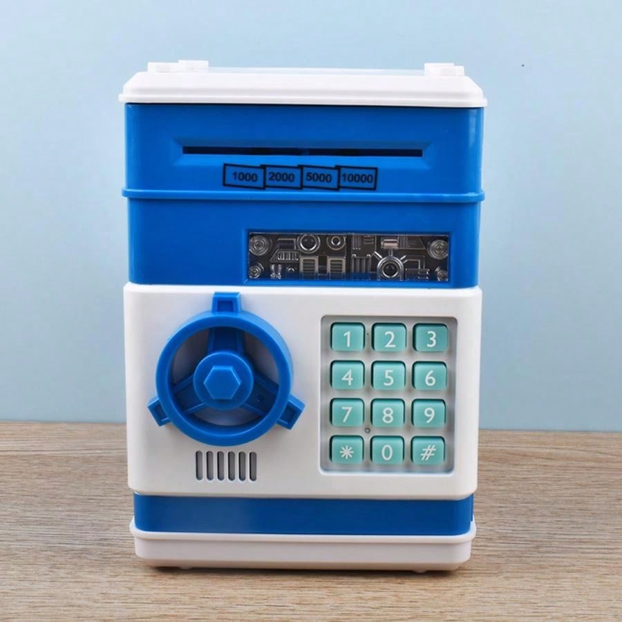 Teenagers' Money Box With Password, Automatic Rolling Deposit Machine ...