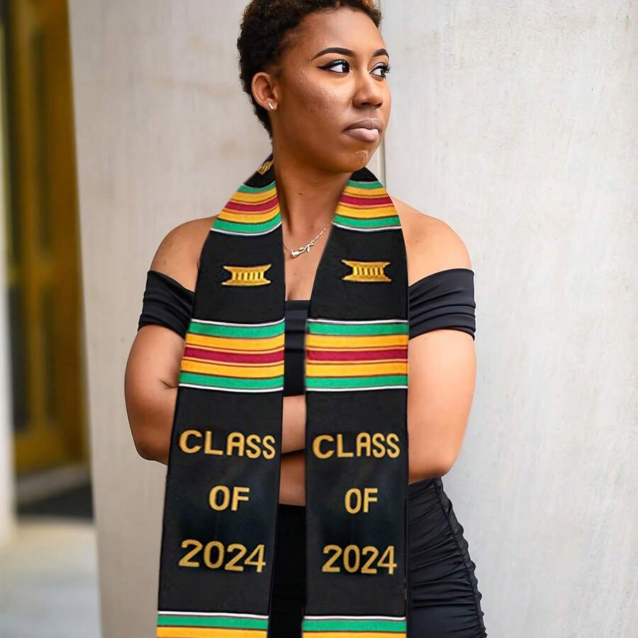 1pc, Black Grads Matter 2024| Kente Graduation 2024 | Kente Class Of ...