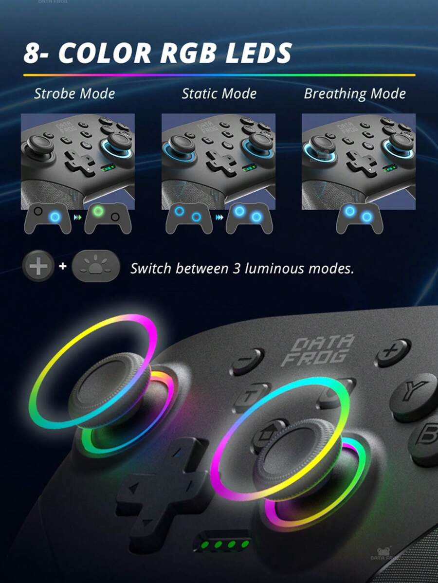 DATA FROG DATA FROG Wireless Controller Compatible With Switch OLED ...