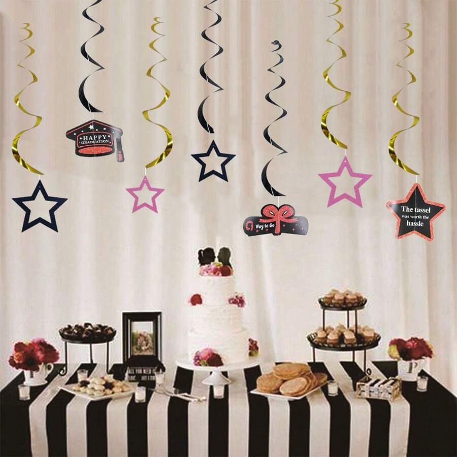 Decoration Set For University Graduation Ceremony: Classroom, Stage ...